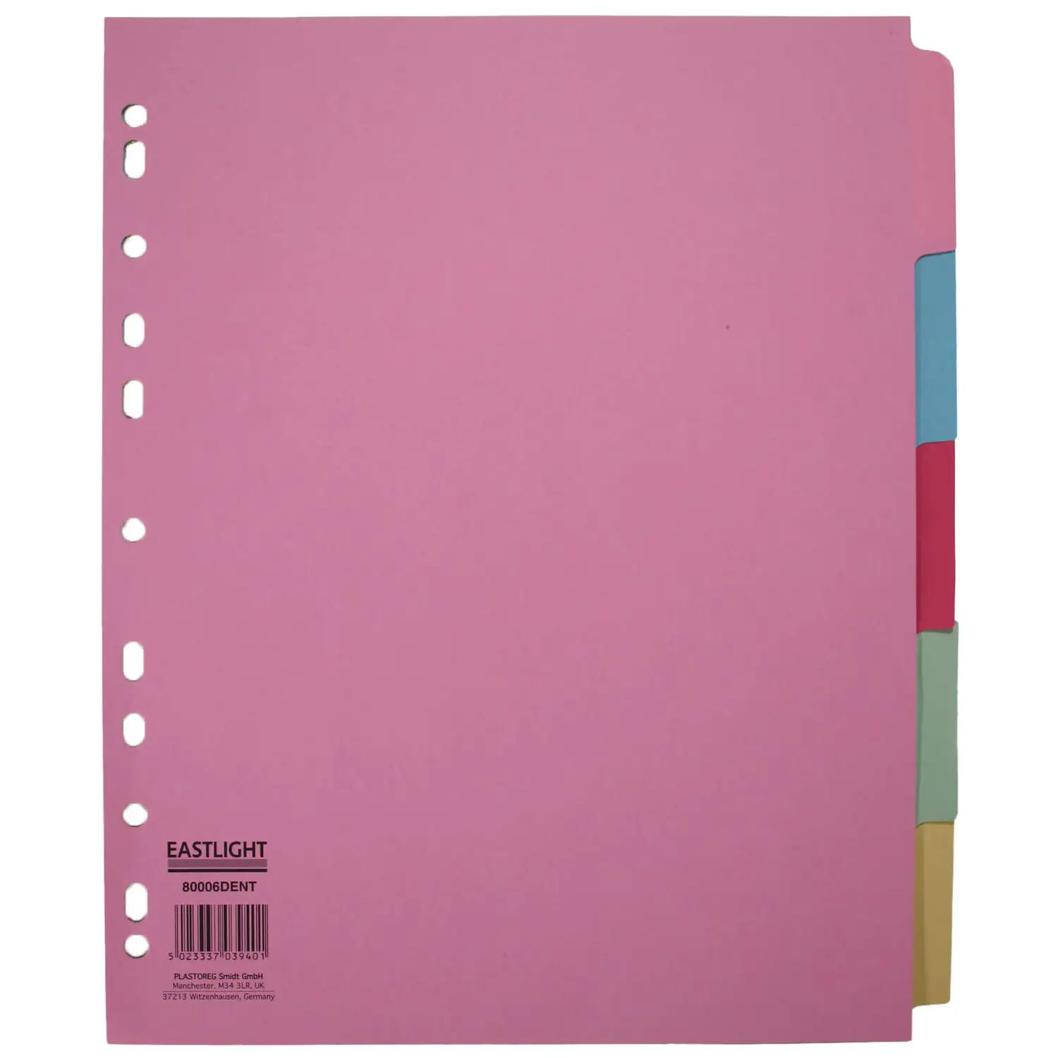 Extra Wide Subject Dividers 5 Part - Gompels | Care & Education Supplies