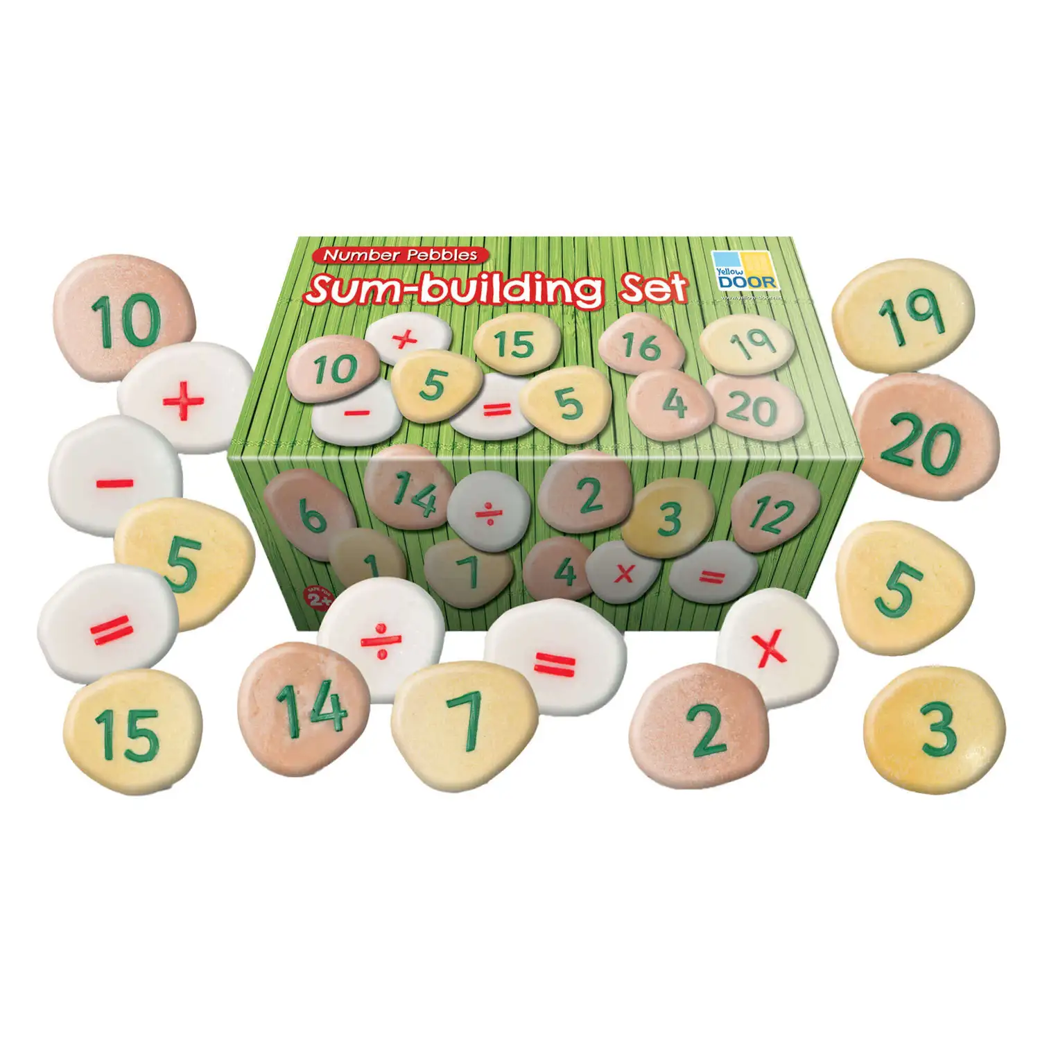 Number Pebbles Sum Building Set 50 Pack - Gompels | Care & Education ...