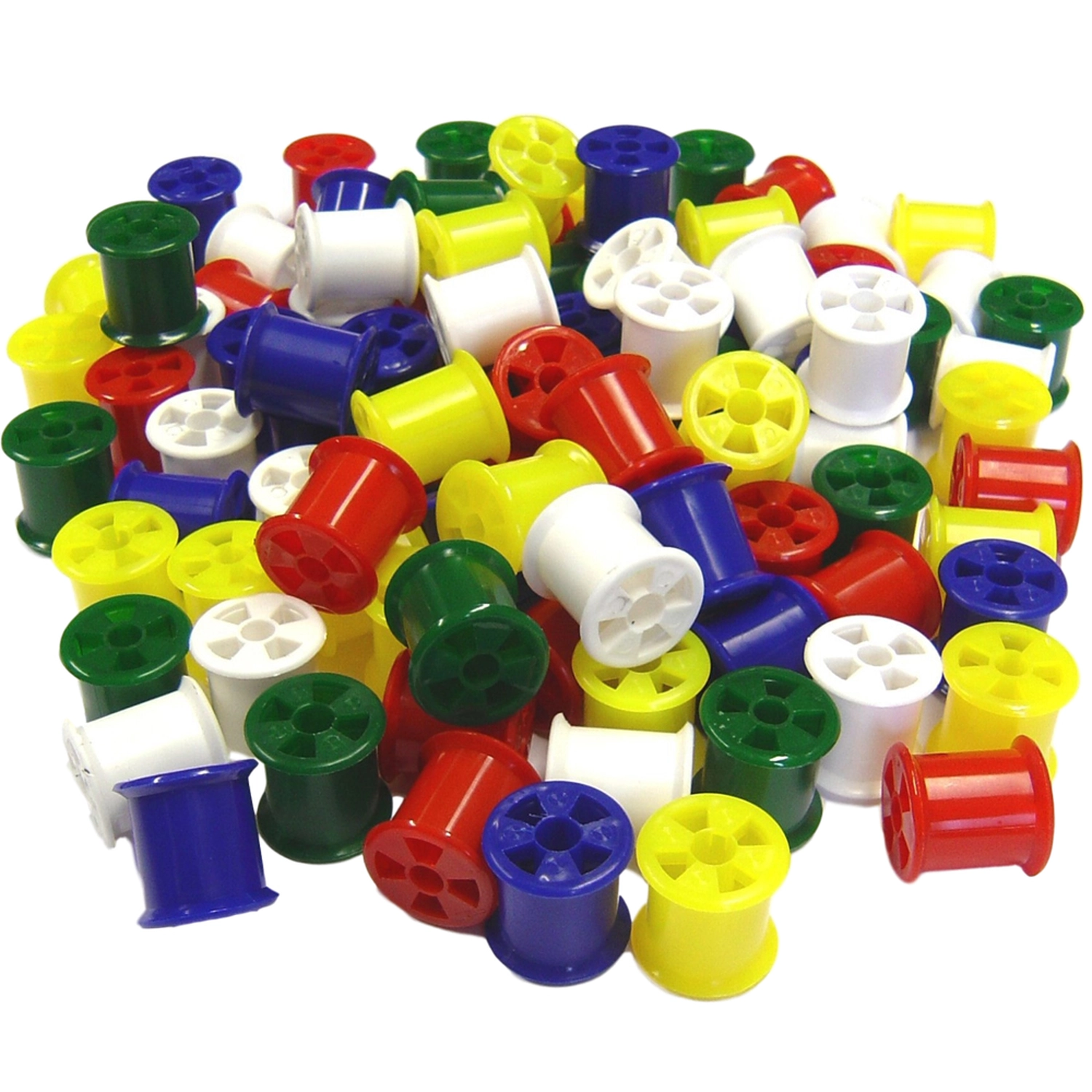 Assorted Colour Cotton Reels 50 Pack - Gompels | Care & Education Supplies