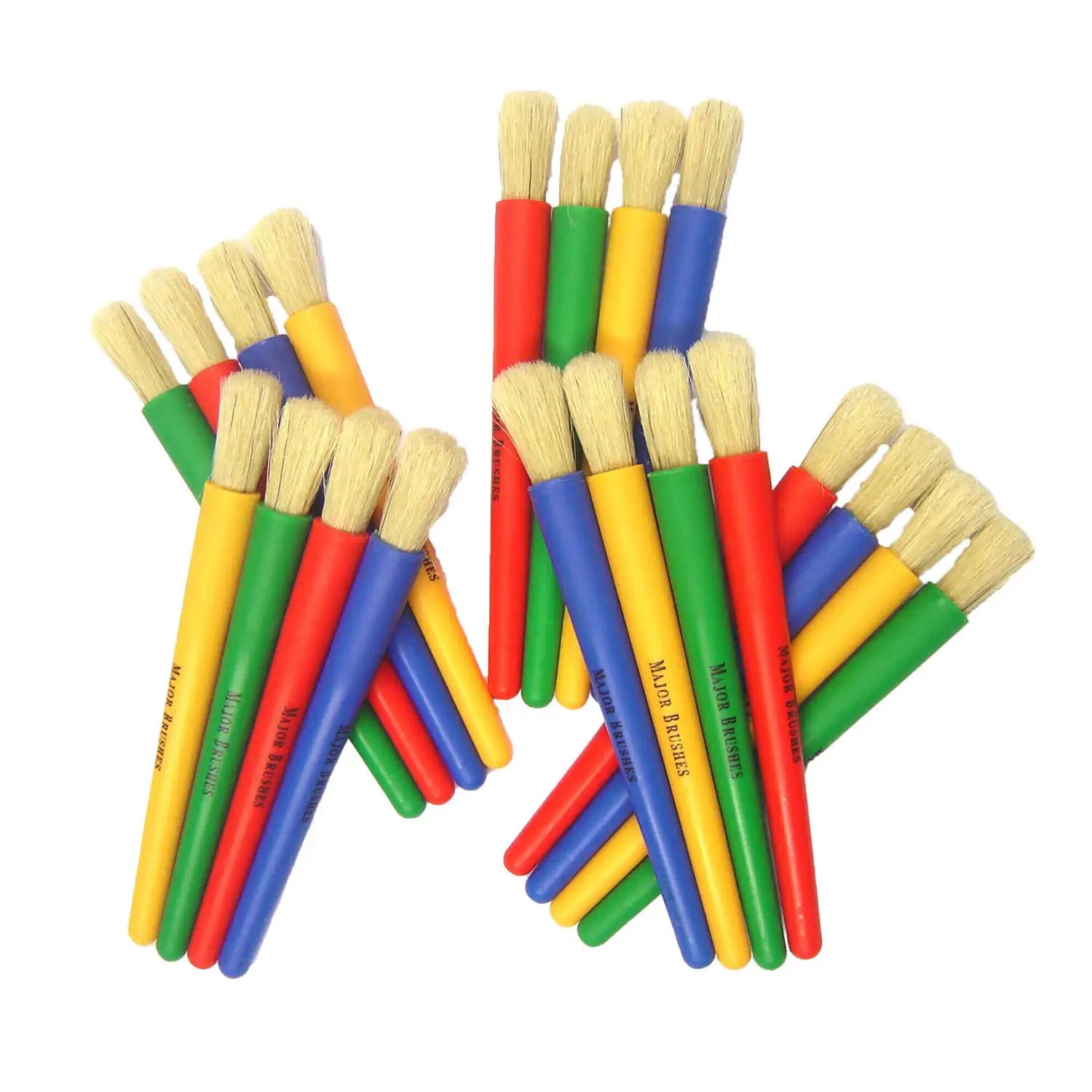 Junior Chubby Paintbrush 20 Pack - Gompels | Care & Education Supplies