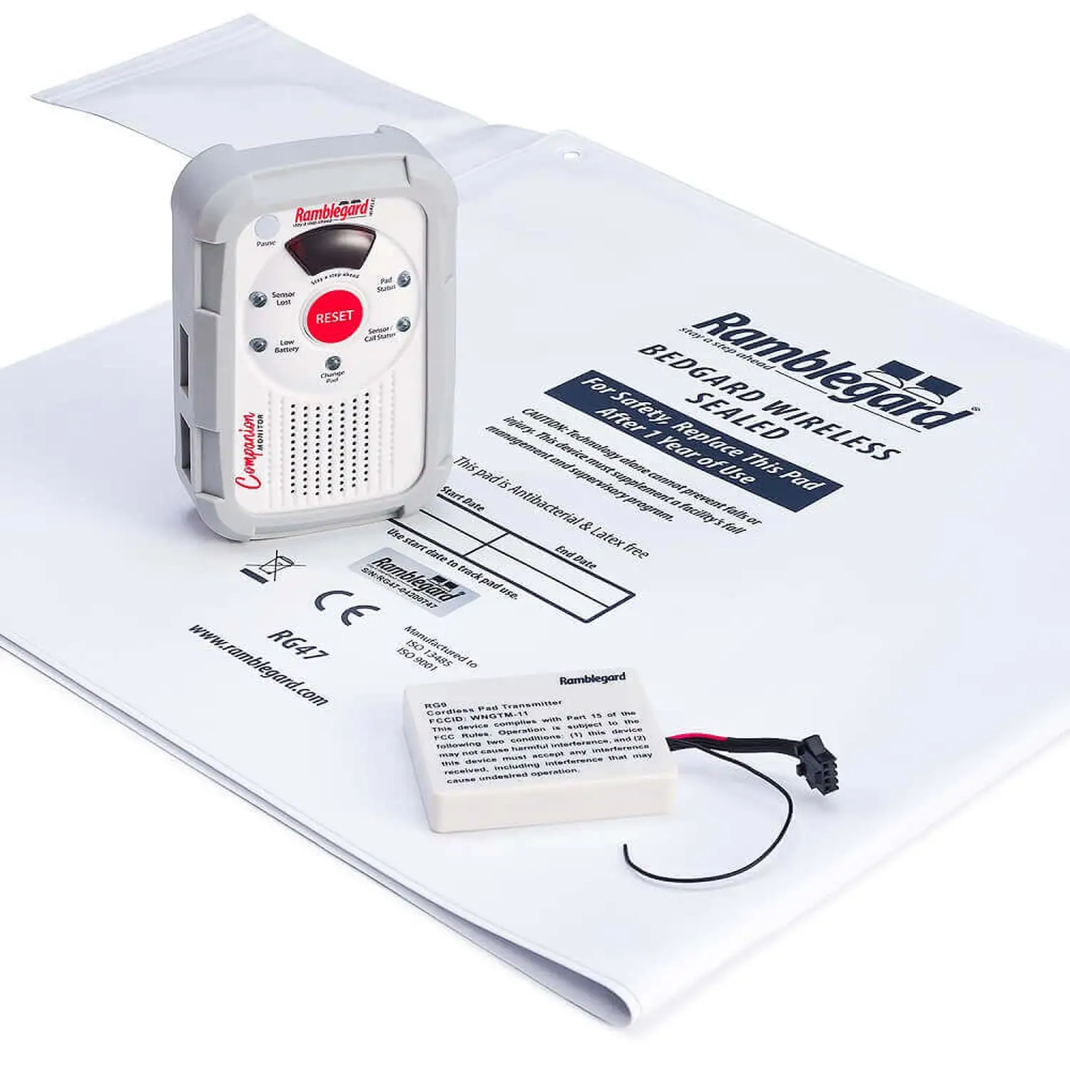 Ramblegard Bed Pad Wireless Standalone - Gompels | Care & Education ...