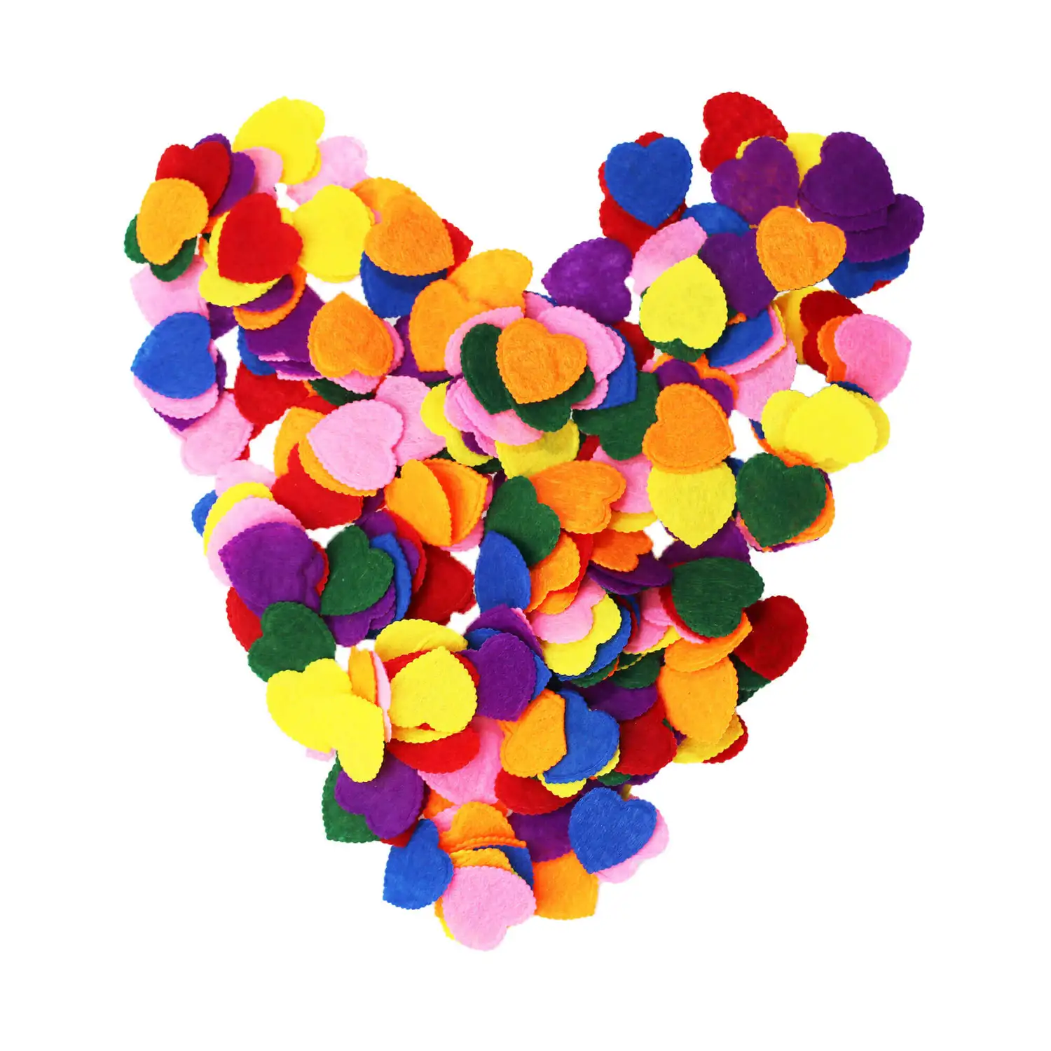 Artyom Felt Heart Shapes Assorted 250 Pack - Gompels | Care & Education ...