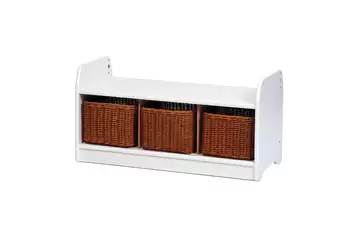 White low storage unit store