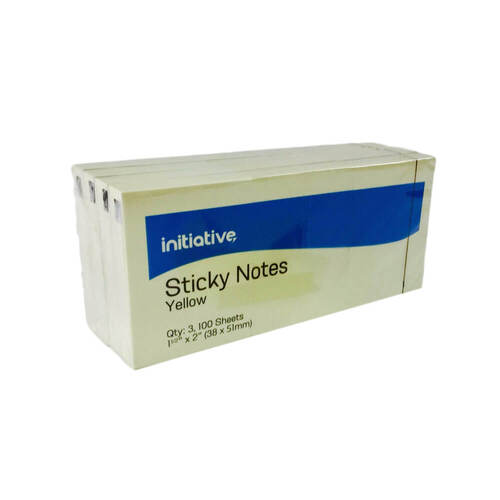 Sticky Notes Yellow Large 127mm x 76mm 12 Pack - Gompels HealthCare