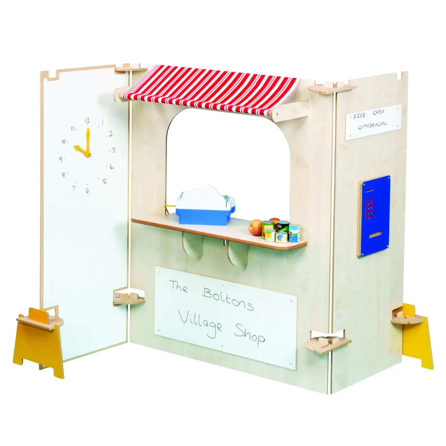 Supermarket Stall Panel Set Maple - Gompels | Care & Education Supplies