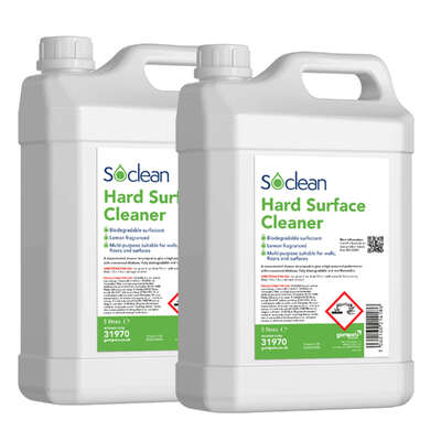 Soclean Hard Surface Cleaner 5 Litre 2 Pack - Gompels HealthCare