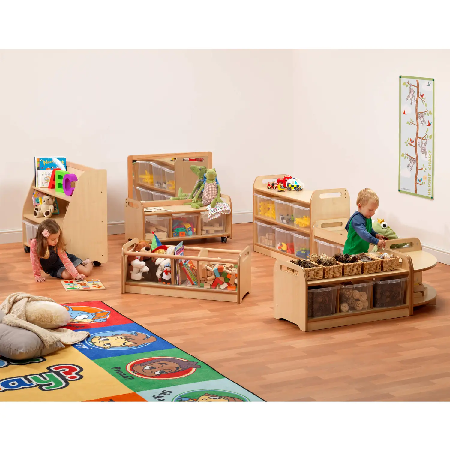 Explorer Zone With Clear Tubs - Gompels | Care & Education Supplies