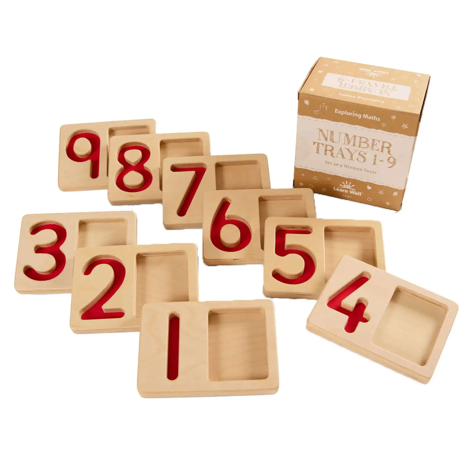 Number Trays 1-9 - Gompels | Care & Education Supplies