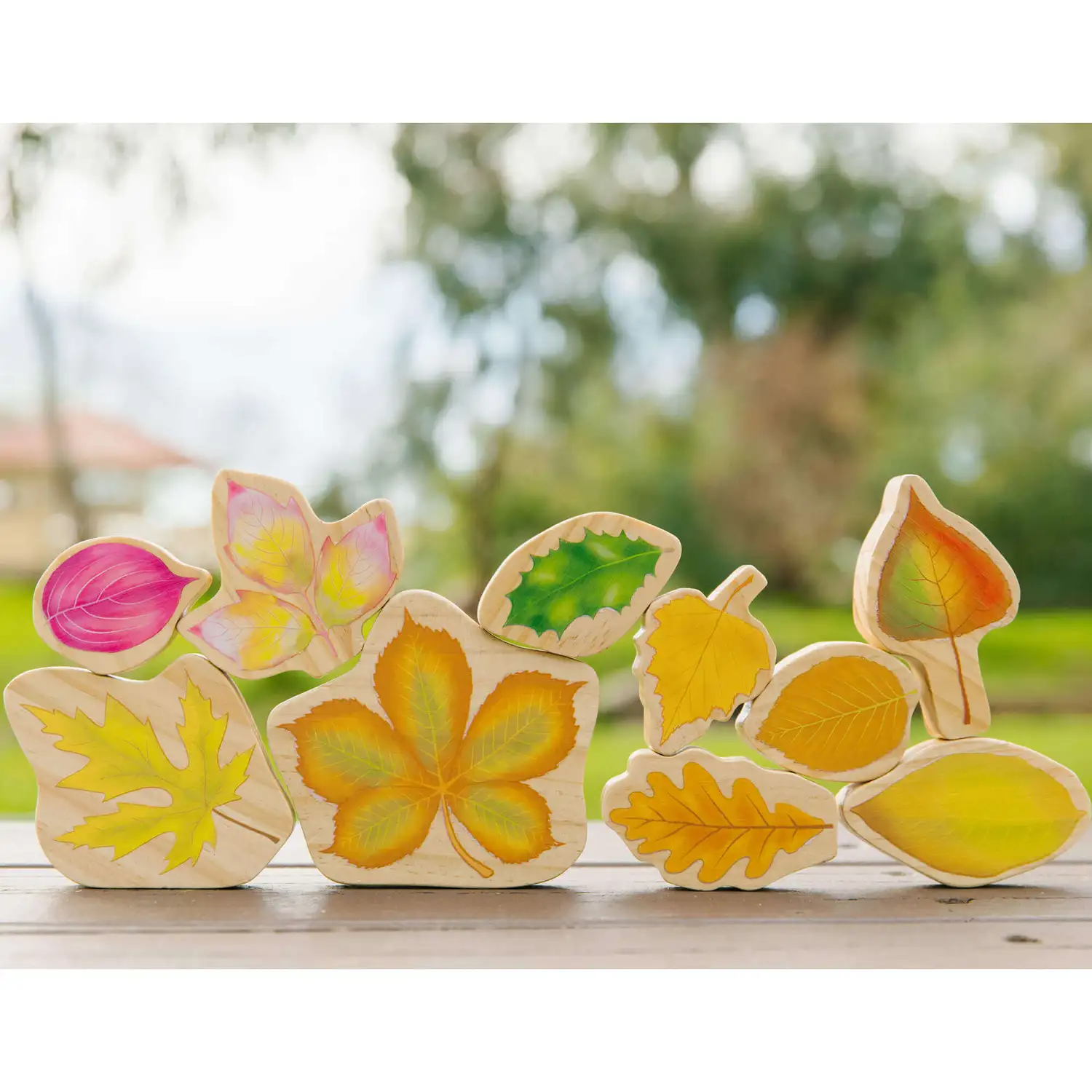 Stacking Leaves 10 Pack - Gompels | Care & Education Supplies