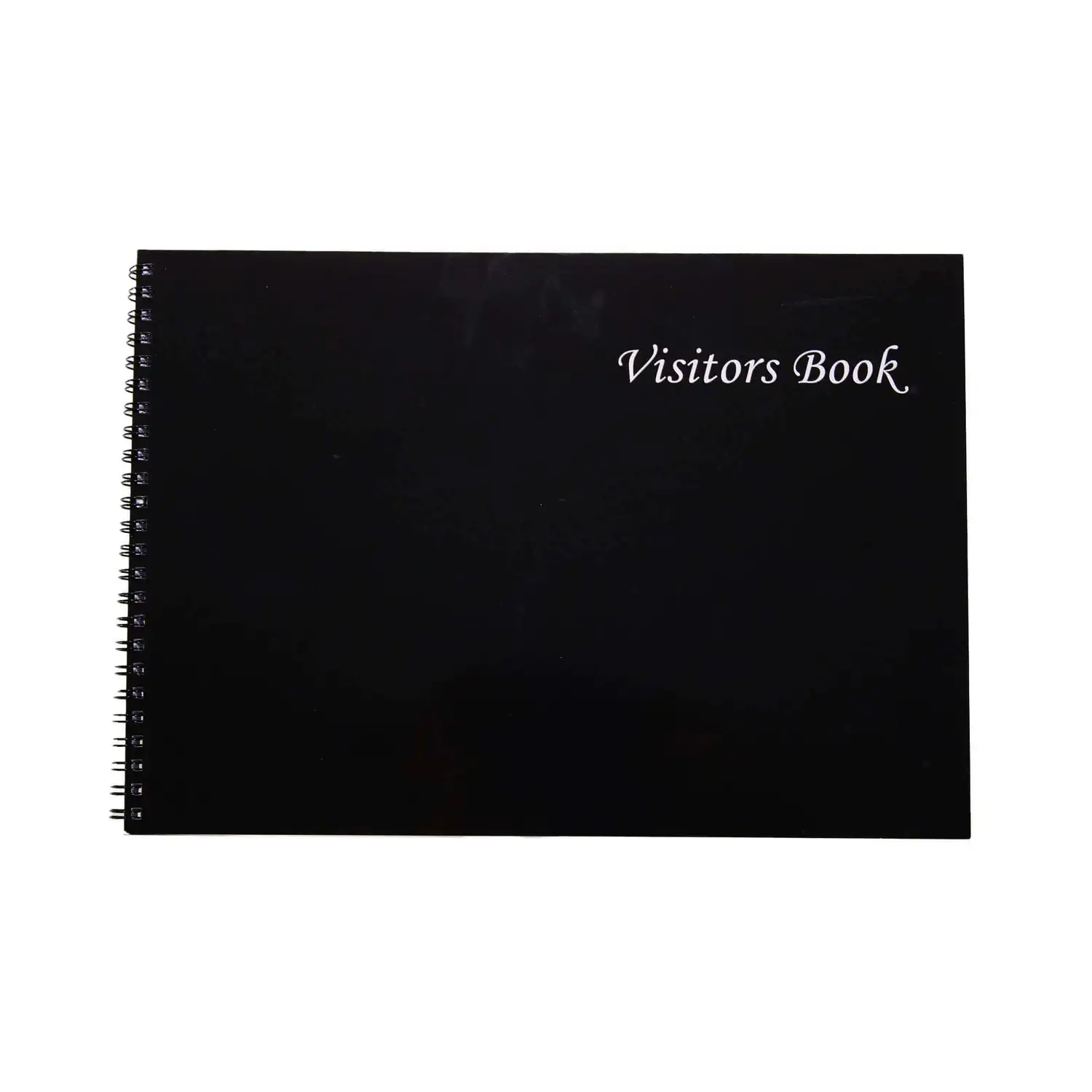 Visitor Record Book Black - Gompels | Care & Education Supplies