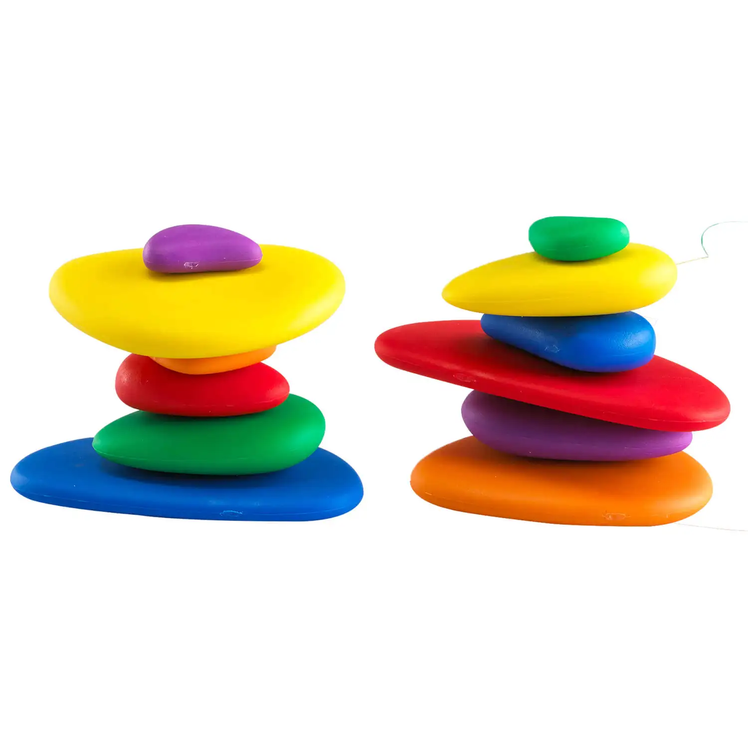 Rainbow Pebbles Assorted 36 Pack - Gompels | Care & Education Supplies