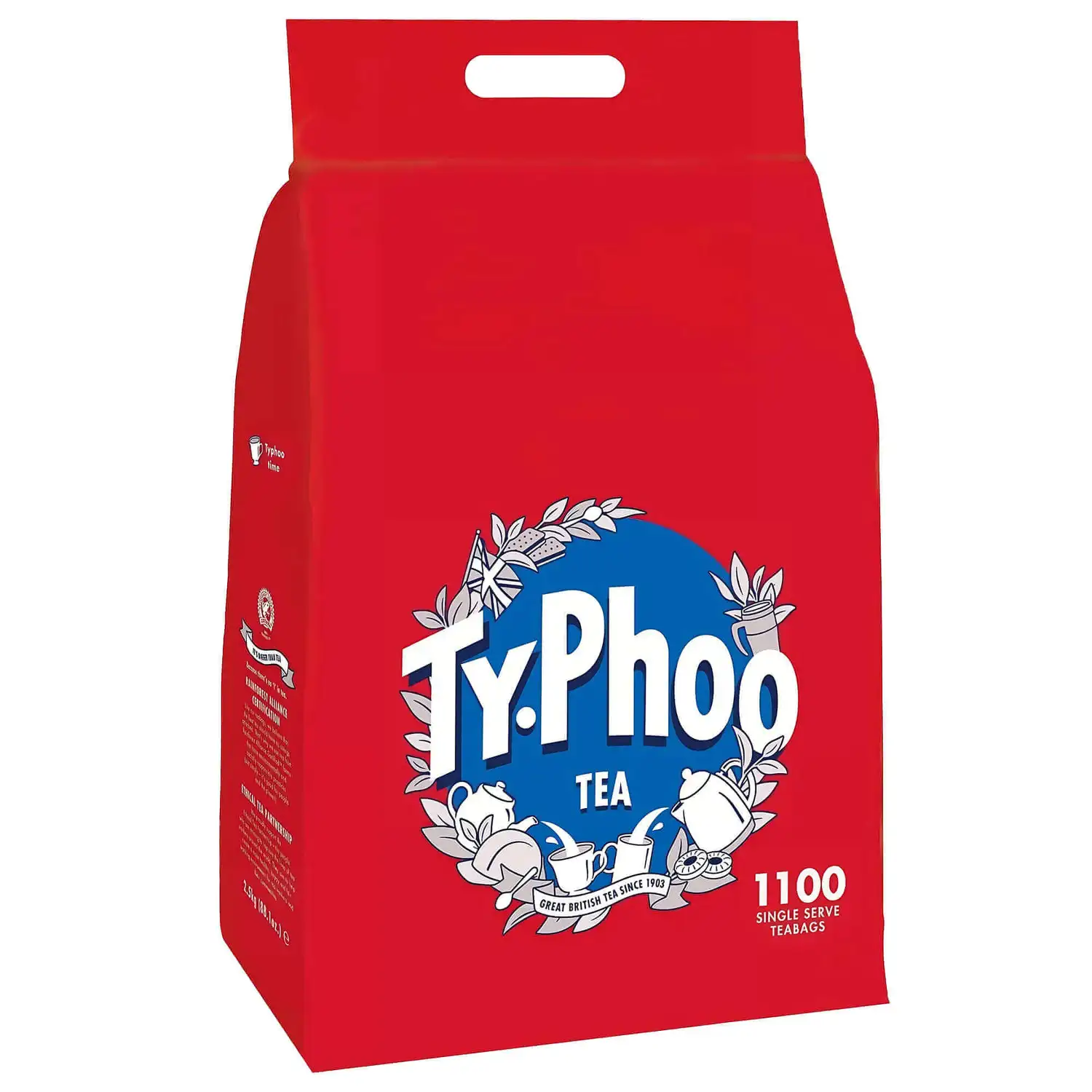 Typhoo One Cup Tea Bags 1100 Pack - Gompels | Care & Education Supplies