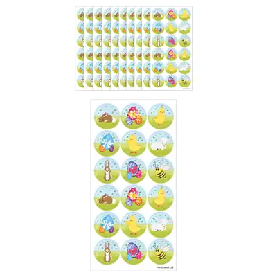 Easter Sticker Sheets 180 Stickers - Gompels | Care & Education Supplies