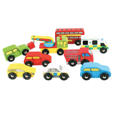 Small World Vehicles Assorted 9 Pack - Gompels HealthCare