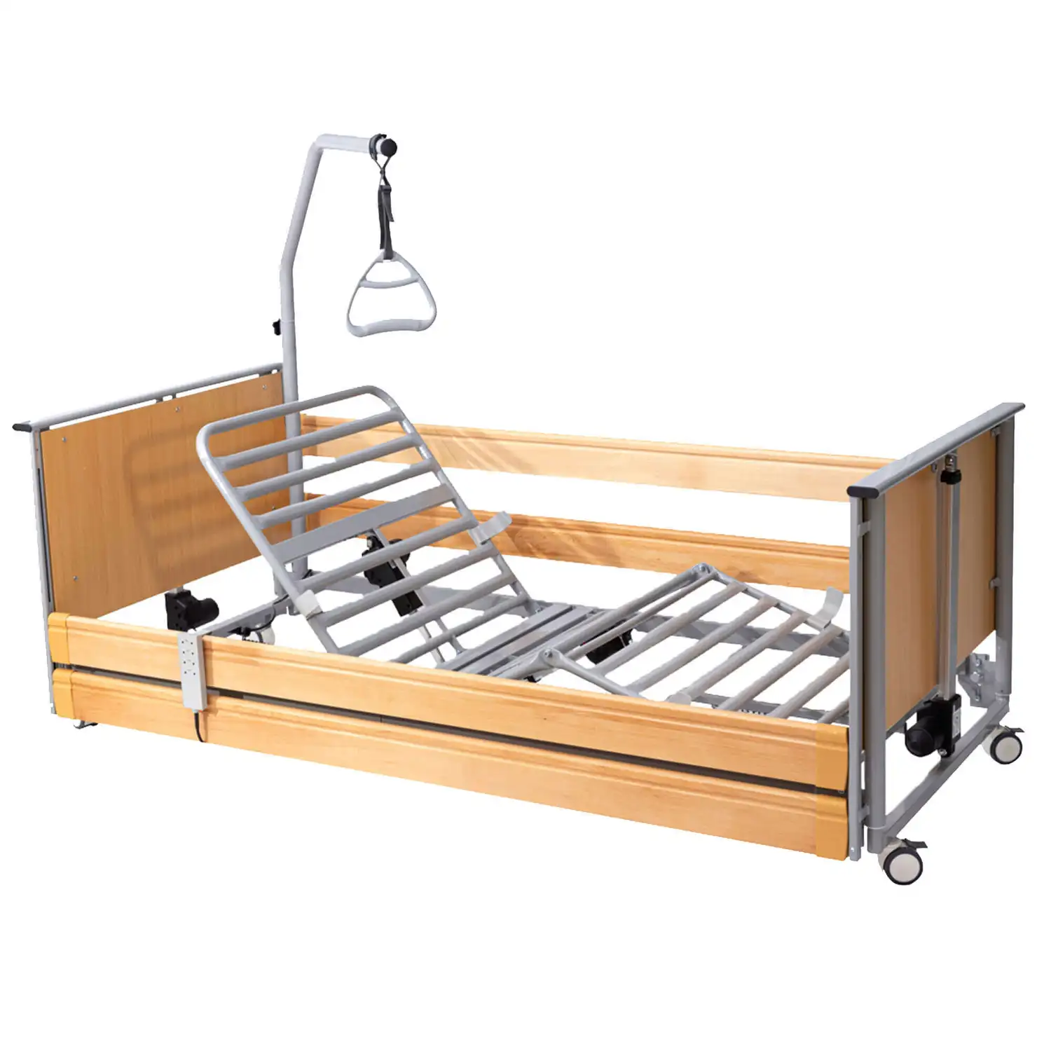 Lara Low Profiling Bed With Side Rails - Gompels | Care & Education ...