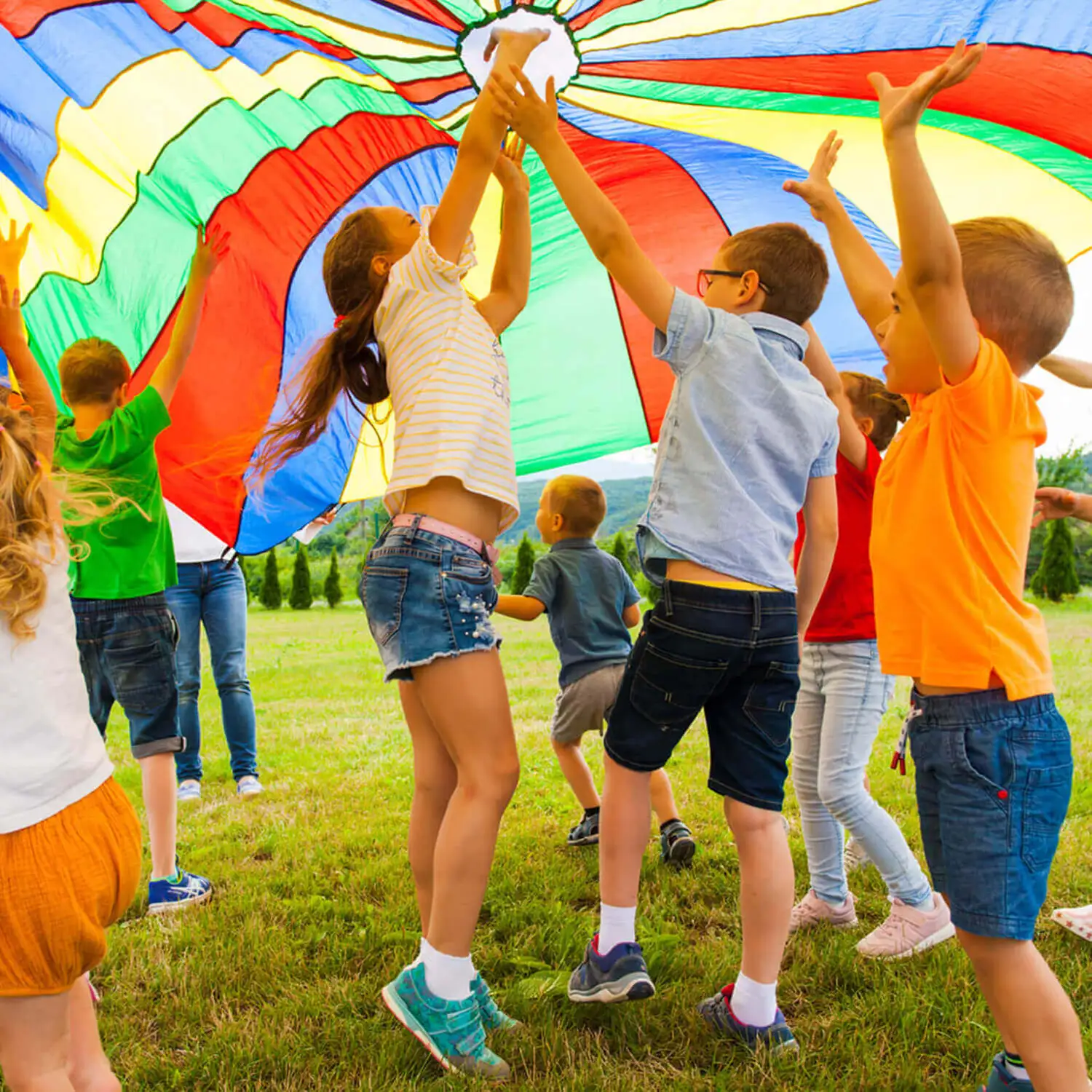 Play Parachute Multicoloured 1.8m - Gompels | Care & Education Supplies