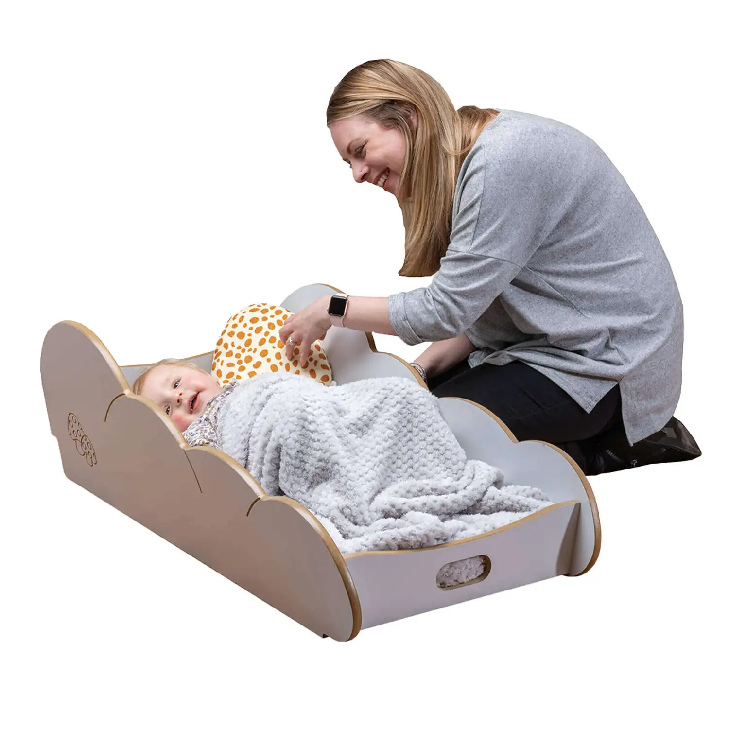 Dream Cloud Stackable Baby Nest Bed Grey - Gompels | Care & Education ...