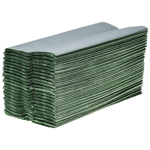 C Fold Paper Hand Towels Green 1ply 2640 Gompels HealthCare