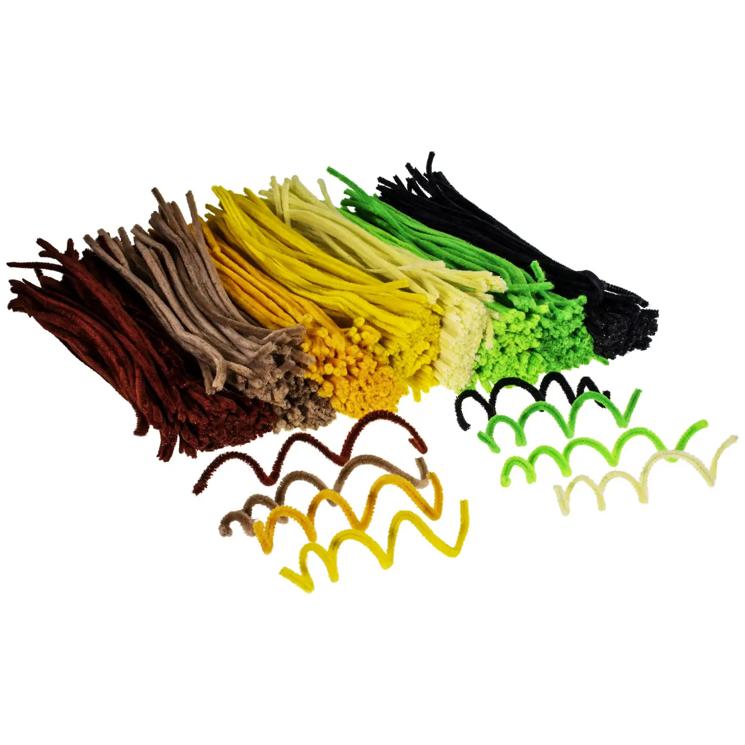Artyom Pipe Cleaners Extra Long Jungle Assorted 1000 Pack - Gompels ...
