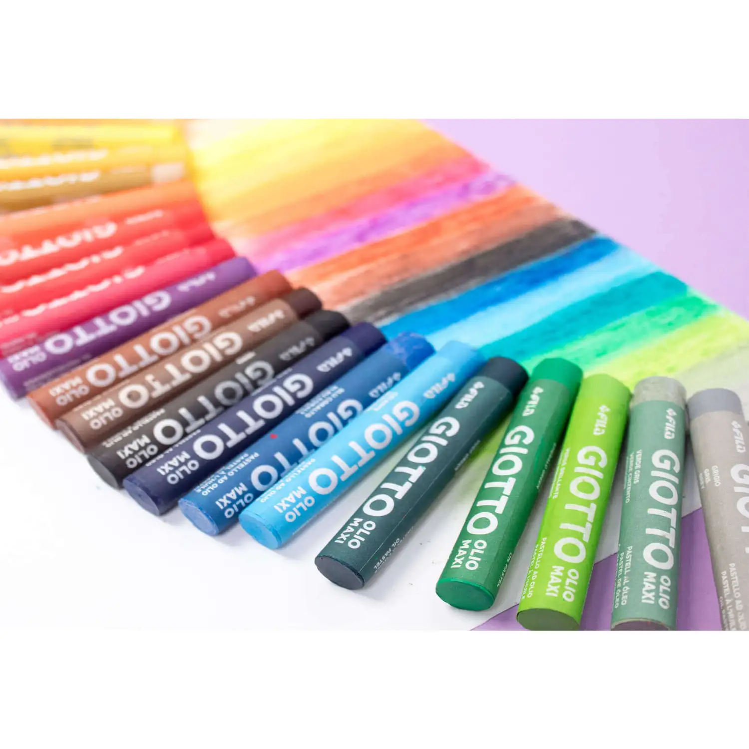 Giotto Assorted Oil Pastels 12 Pack - Gompels | Care & Education Supplies