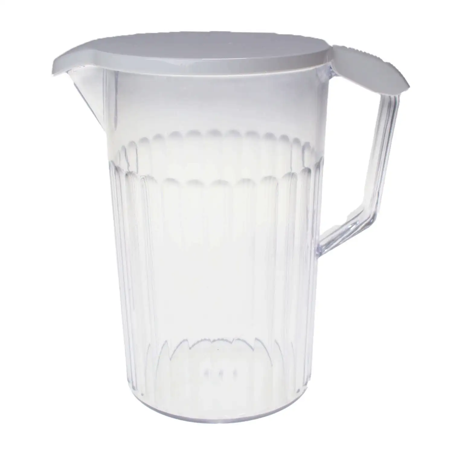 Swixz Polycarbonate Clear Jug With White Lid 1 Litre - Gompels | Care ...