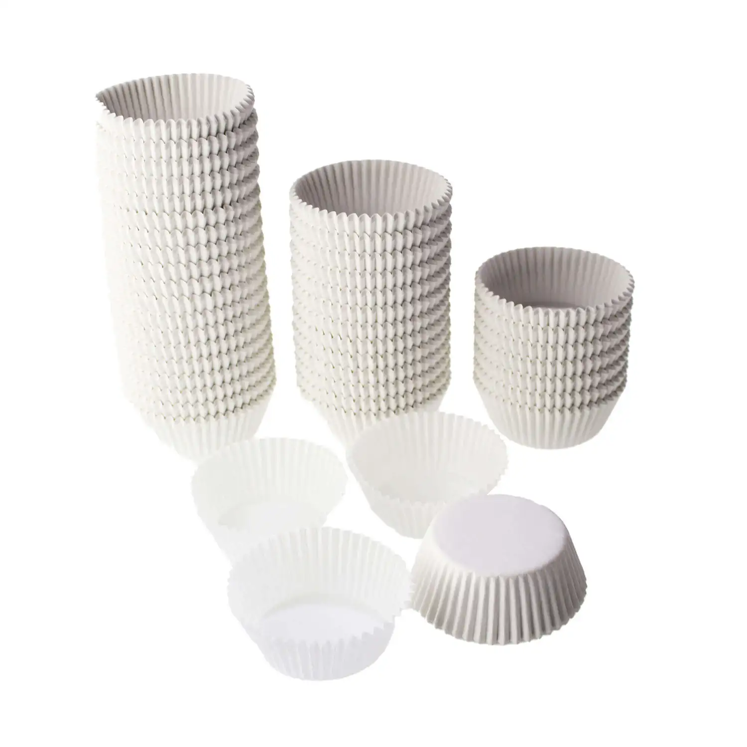 Baking Cupcake Cases White 1000 Pack - Gompels | Care & Education Supplies