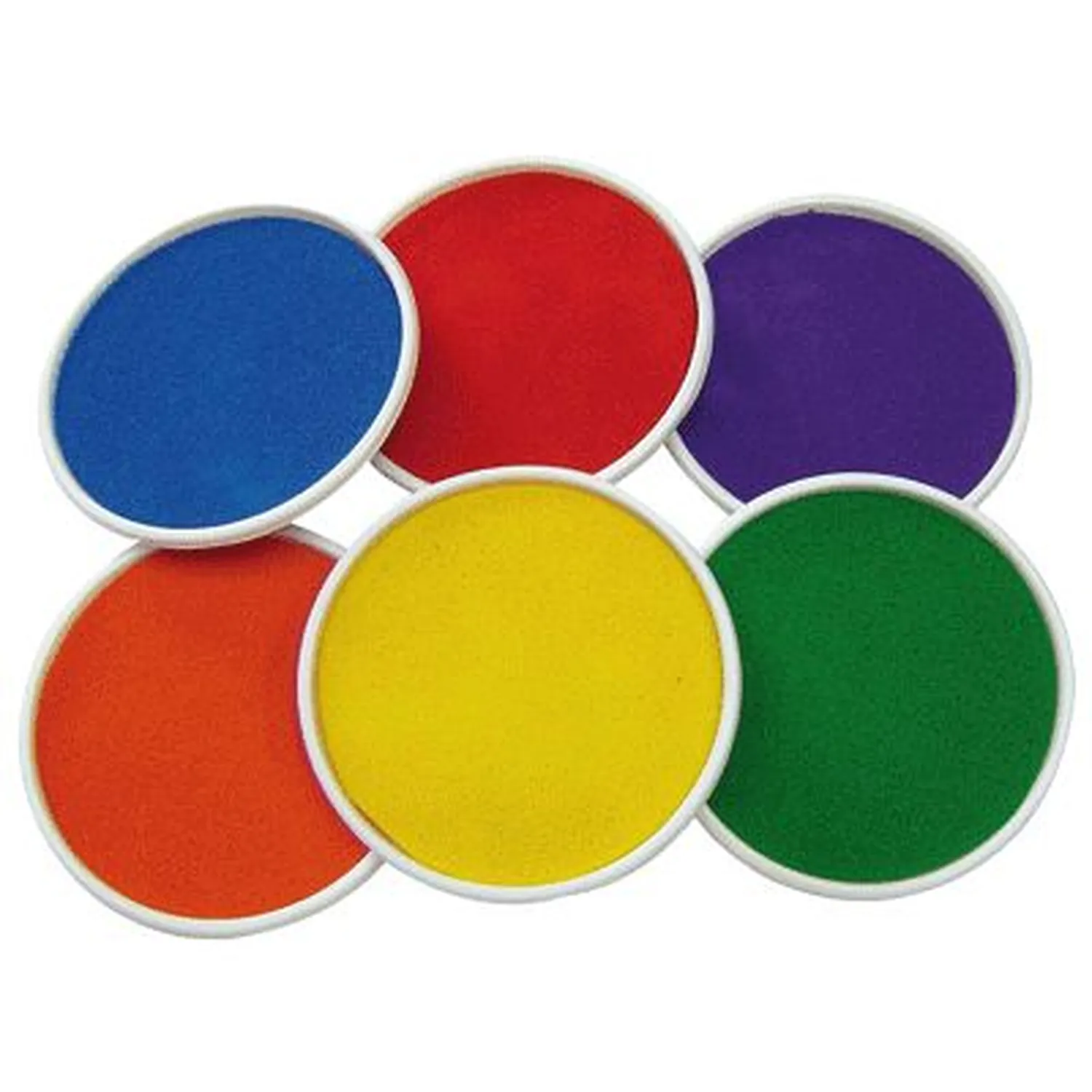 Giant Paint & Ink Pads x 6 - Gompels | Care & Education Supplies