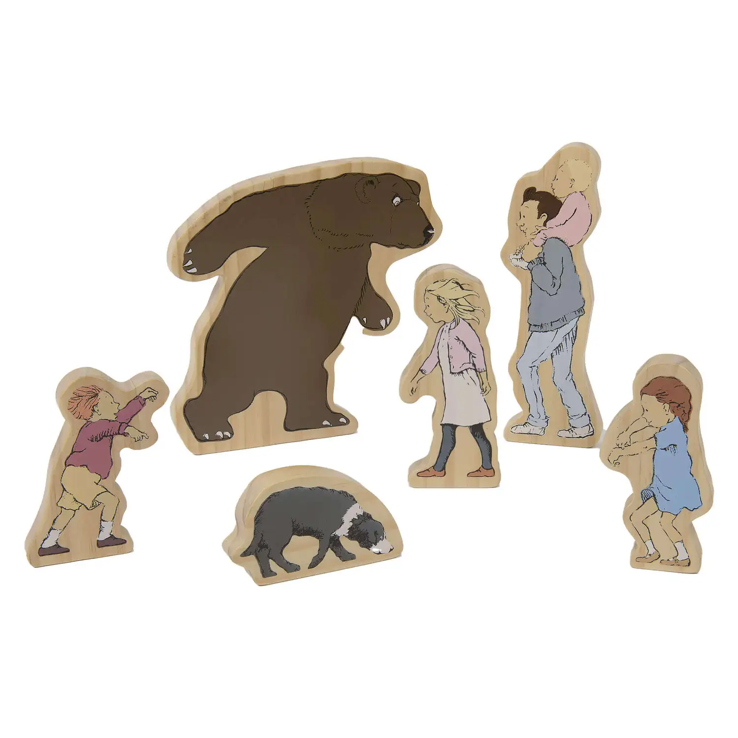 Going On A Bear Hunt Wooden Characters - Gompels | Care & Education ...