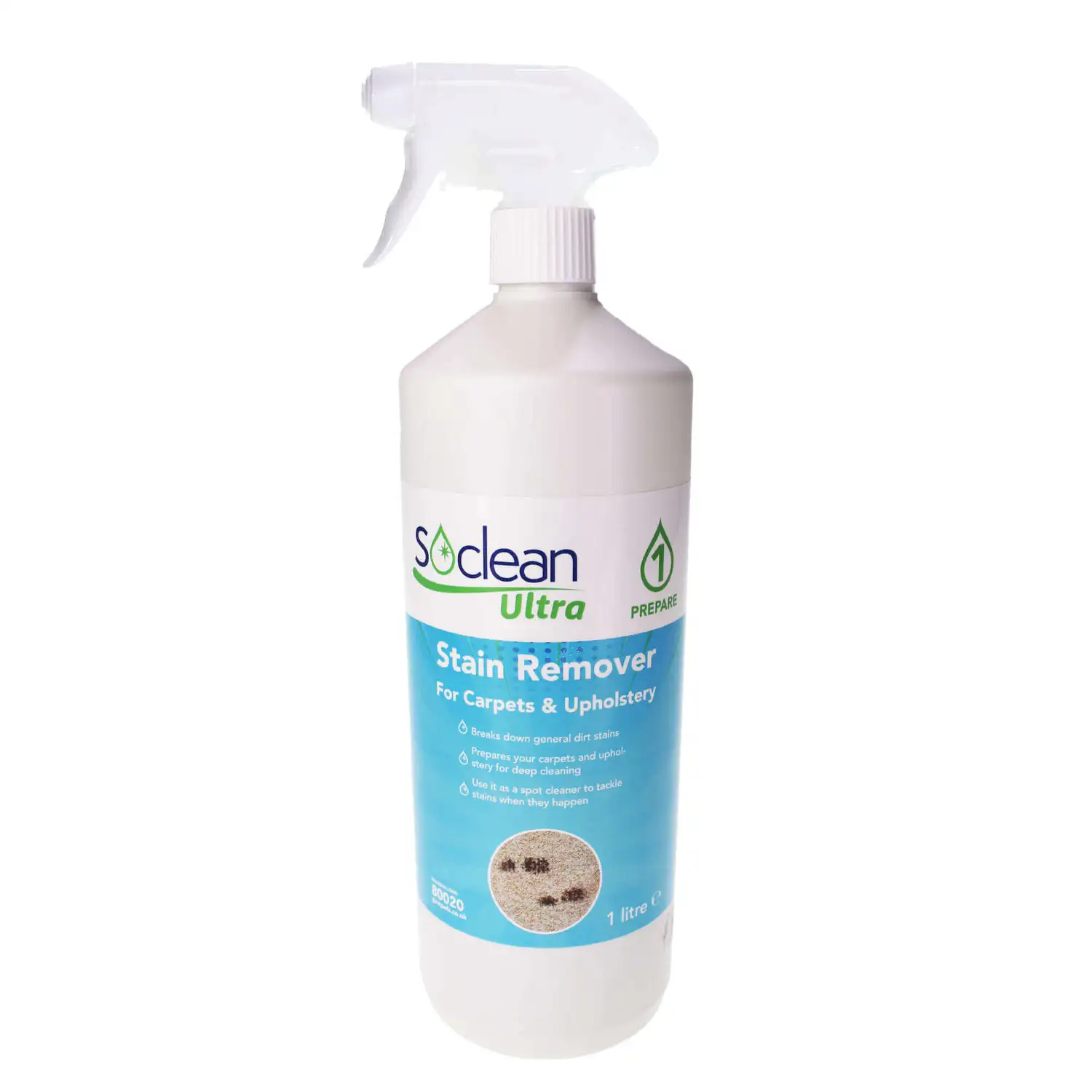 Soclean Ultra Stain Remover Spot Cleaner 1 Litre 6 Pack - Gompels ...