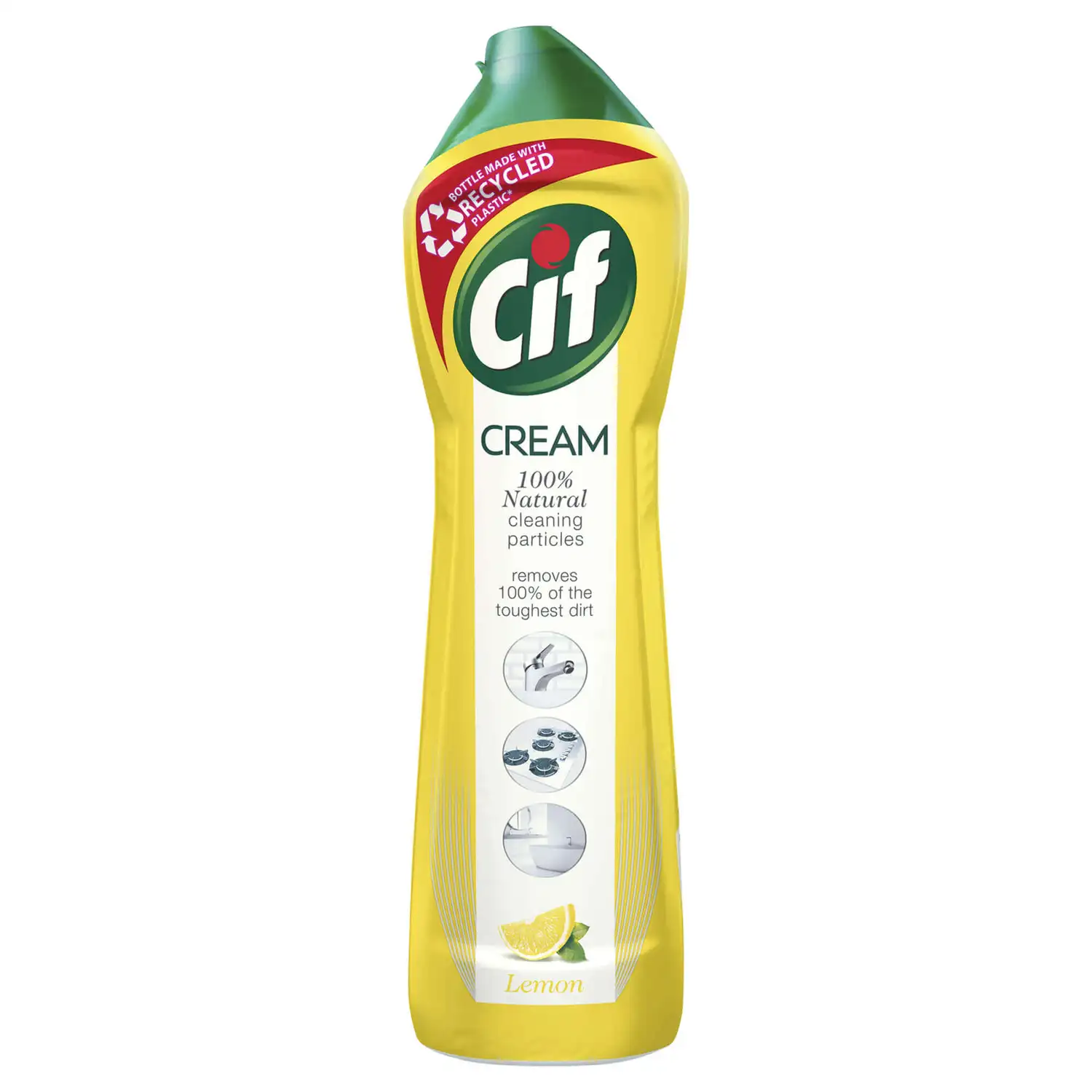 Cif Lemon Cream Cleaner 500ml 8 Pack - Gompels | Care & Education Supplies