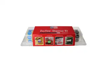 Labels Stickers Day Dot Plastic Food Label Dispenser & 7 Rolls Of 1000 ...