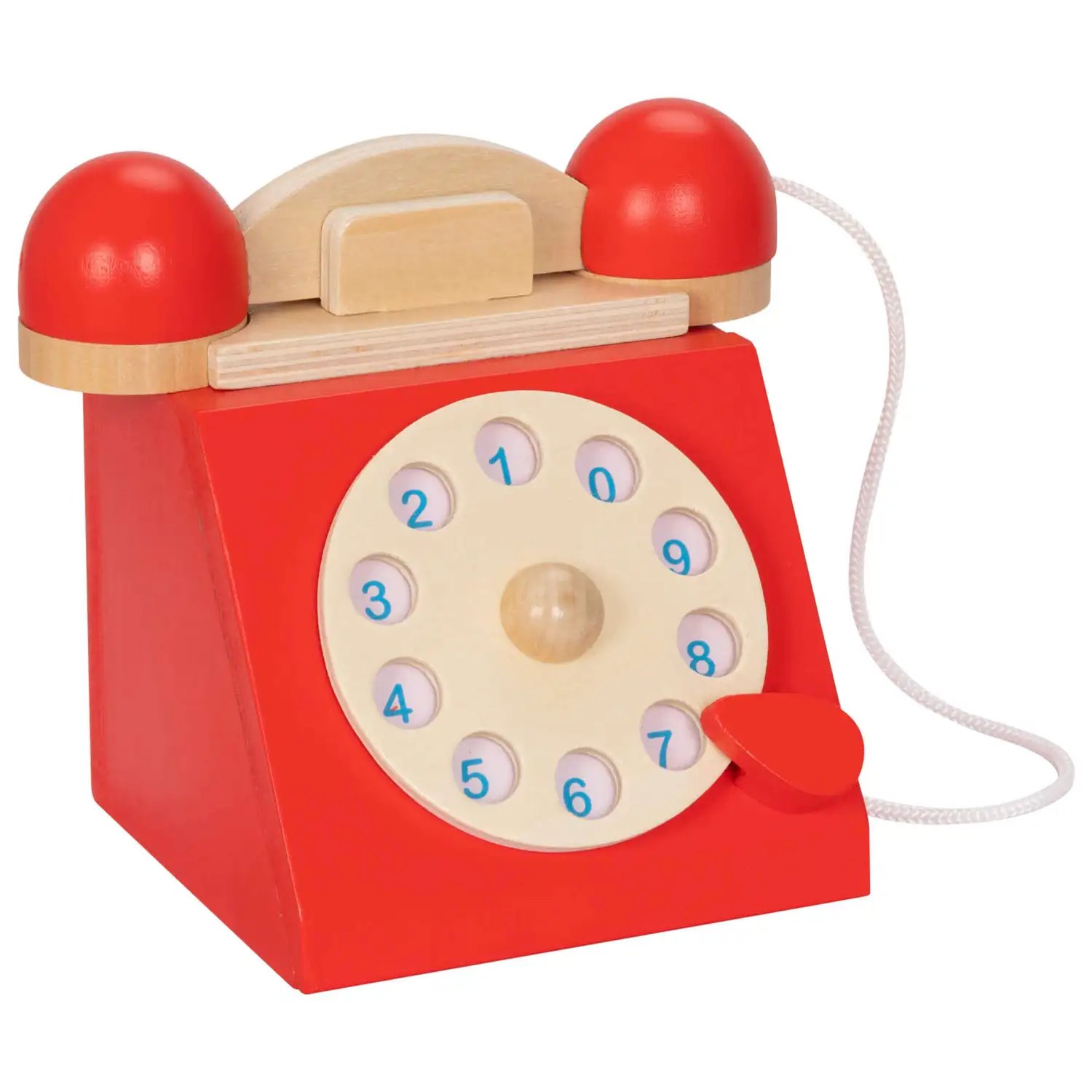Olly and Oby Wooden Telephone - Gompels | Care & Education Supplies