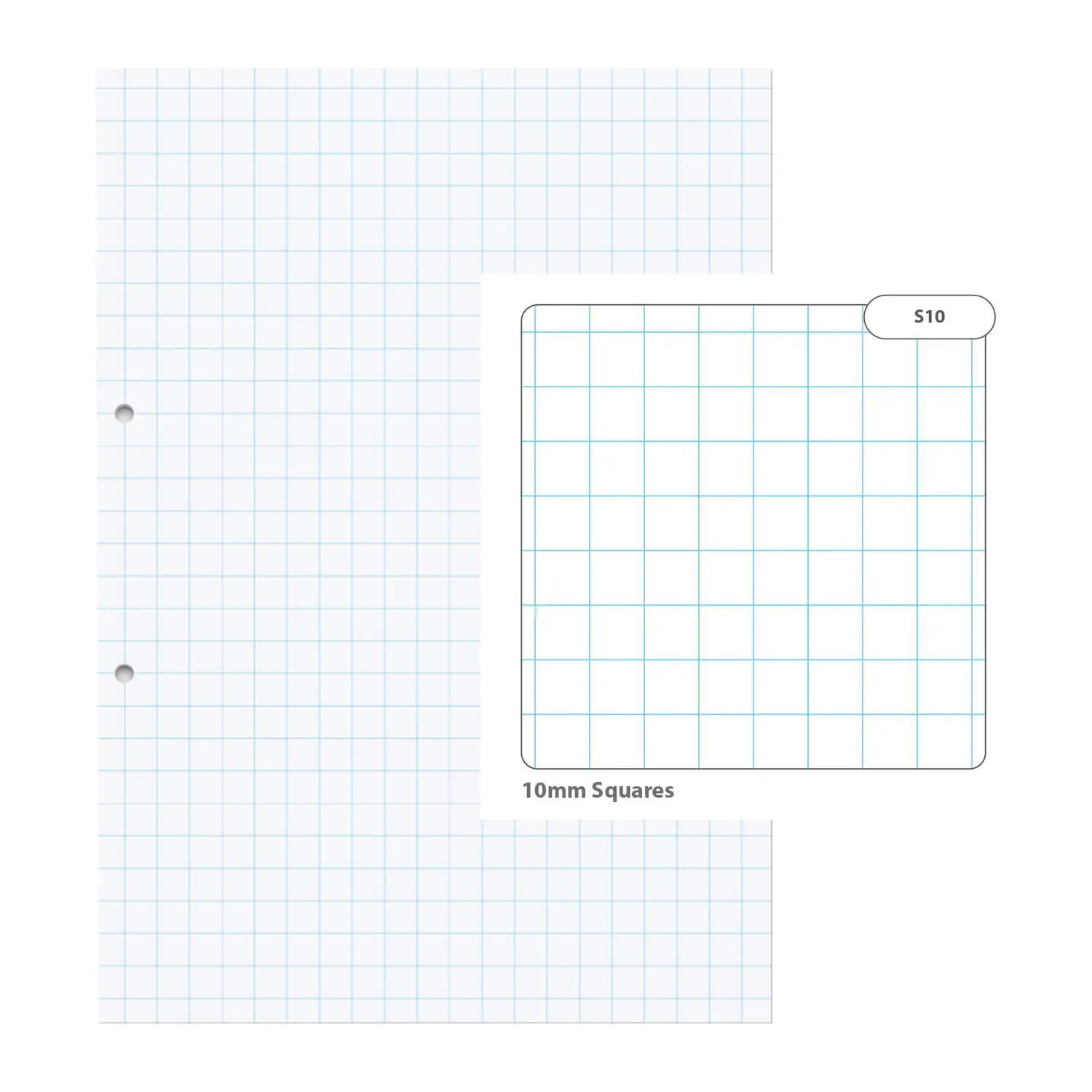 A4 Squared Paper 10mm 500 Sheets - Gompels - Care & Nursery Supply ...