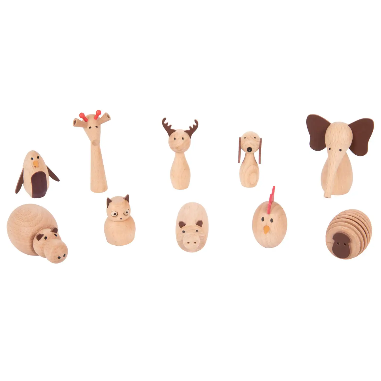 Wooden Animal Friends - Gompels | Care & Education Supplies