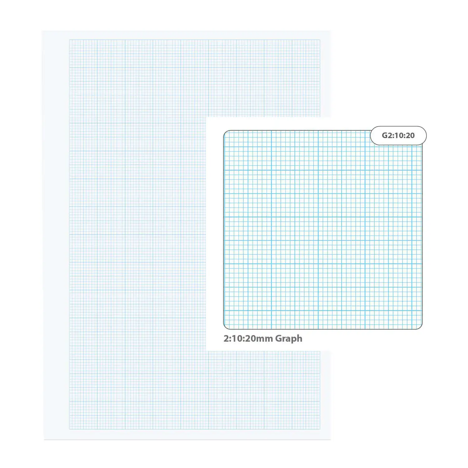 A4 Graph Paper 2/10/20mm 500 Sheets - Gompels | Care & Education Supplies