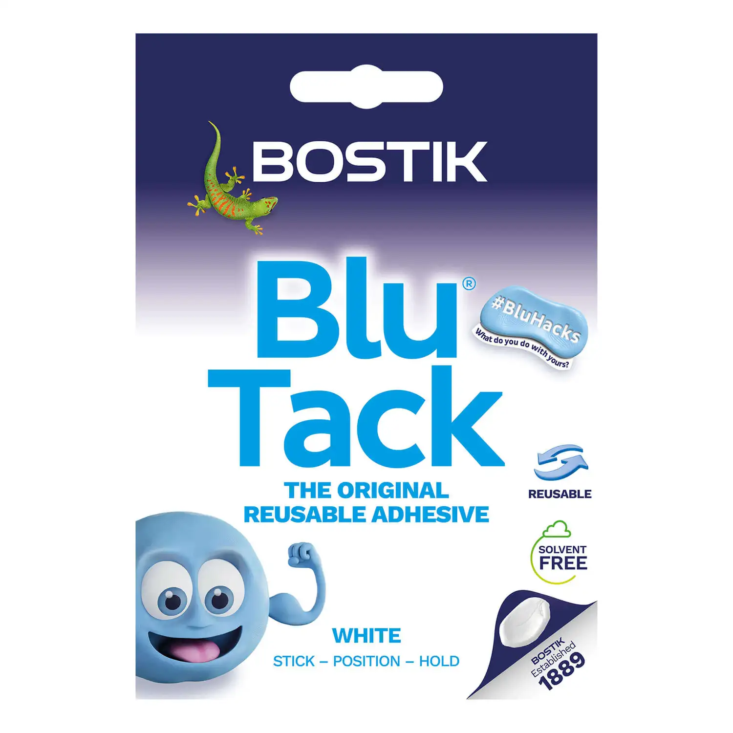 Blu Tack White 60g 12 Pack - Gompels | Care & Education Supplies