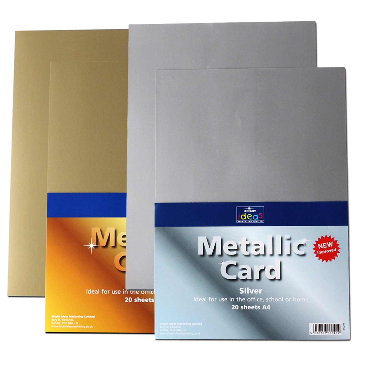 A4 Metallic Card 20 Sheets - Gompels | Care & Education Supplies