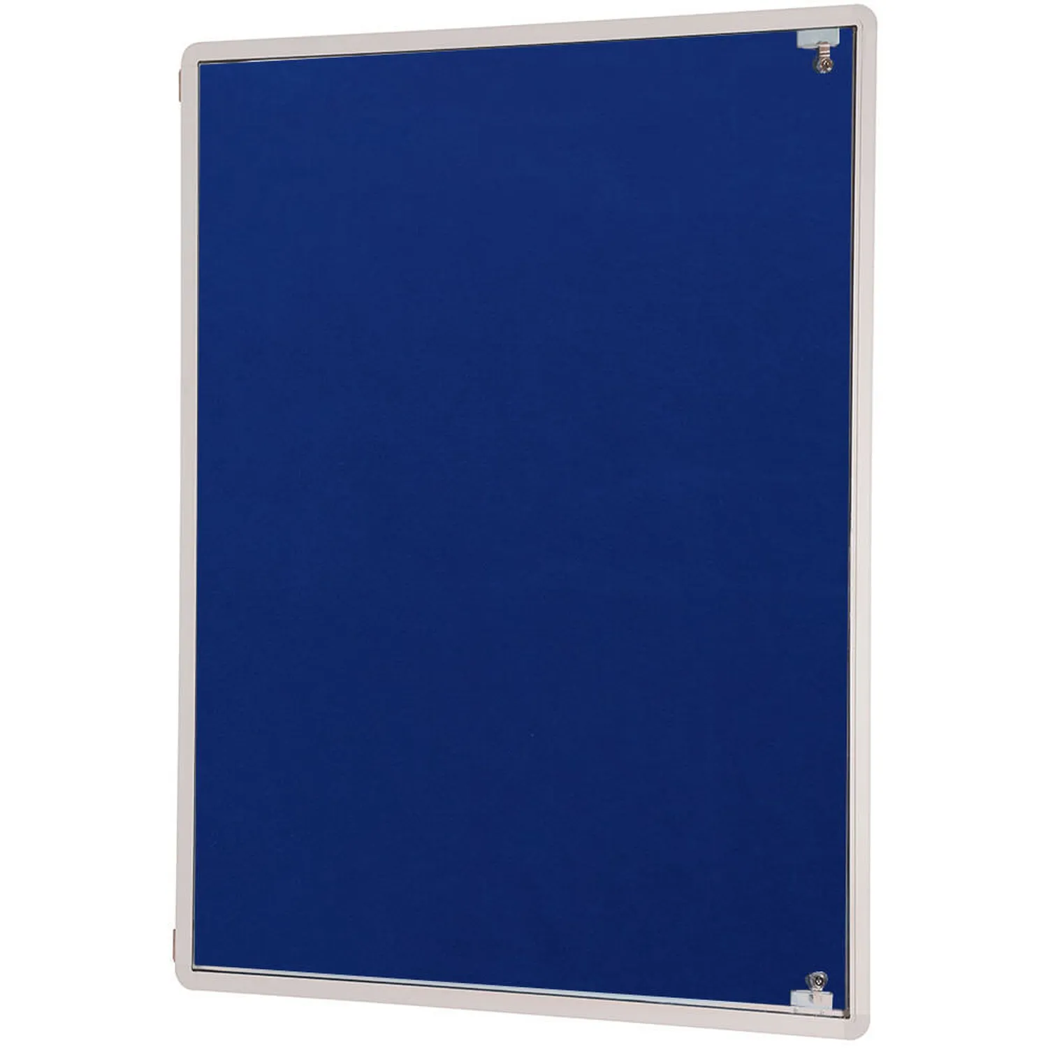 Tamperproof Side Hinged Noticeboard Blue - Gompels | Care & Education ...