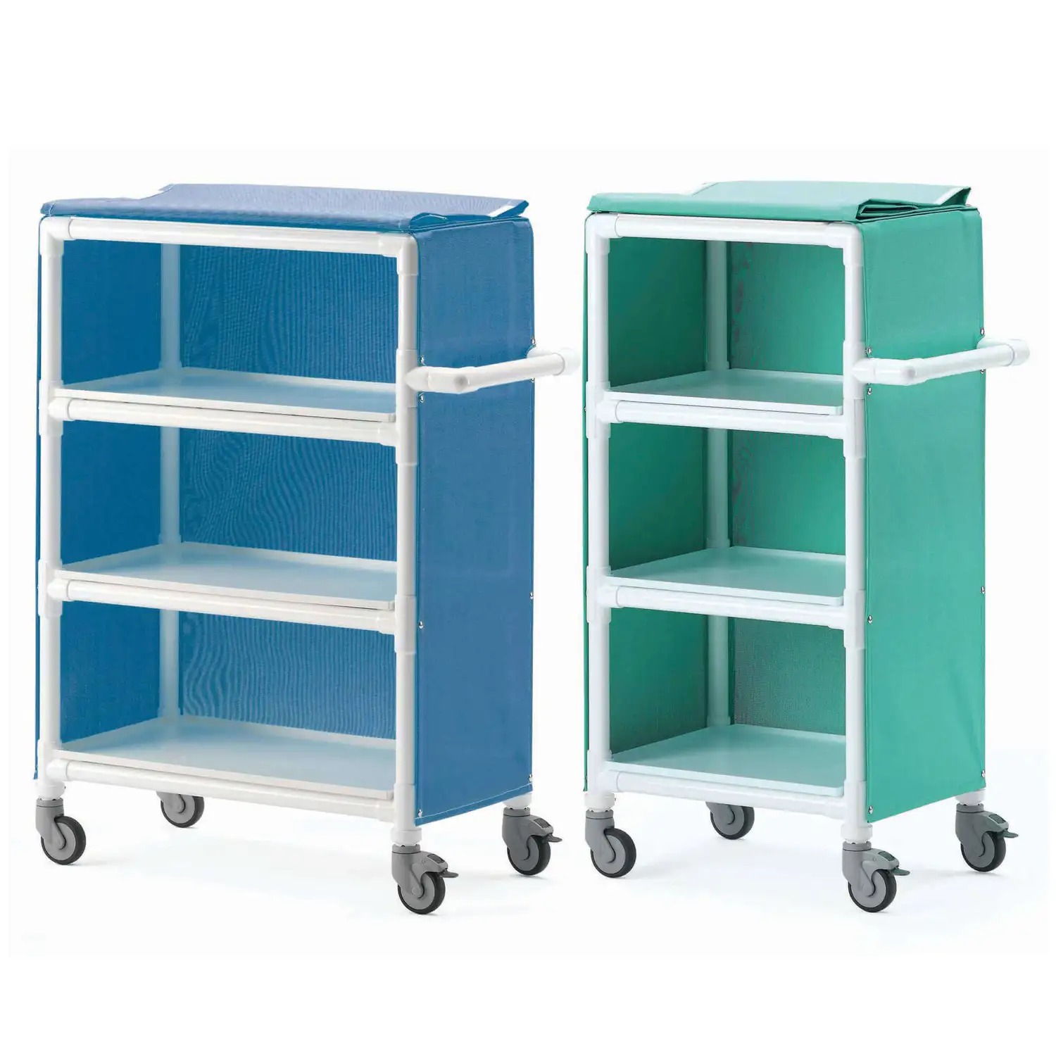 Clean Linen Cart With Cover - Gompels | Care & Education Supplies