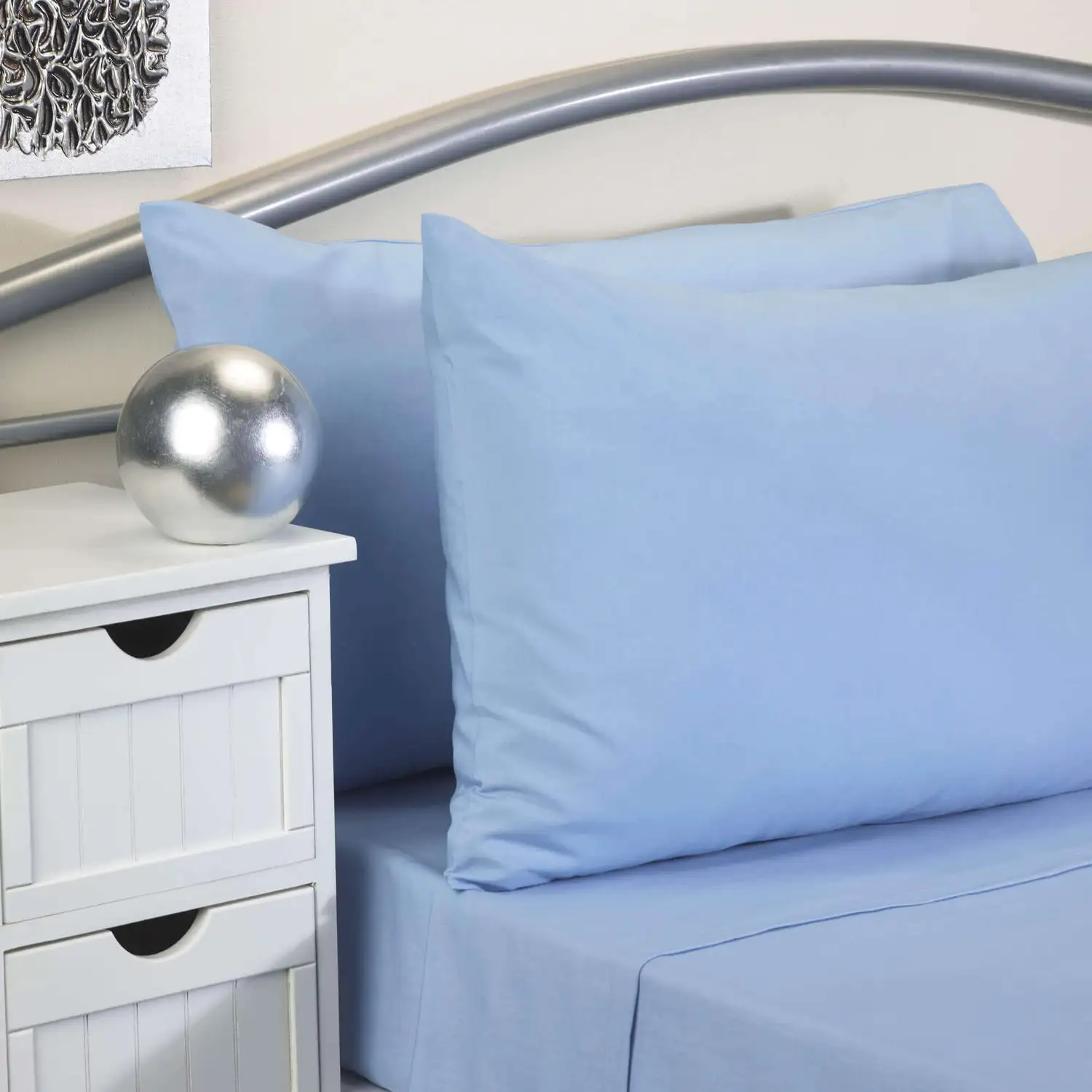 Fire Retardant Bedding Set Pale Blue - Gompels | Care & Education Supplies